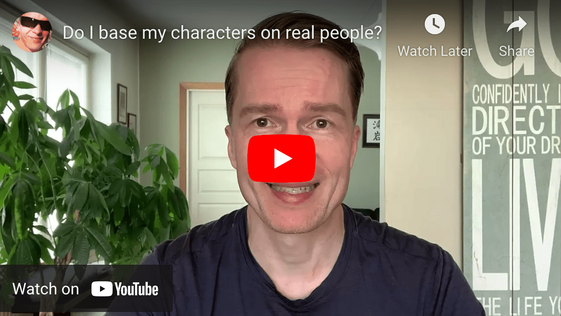 Do I base my characters on real people? – ROCK FORSBERG